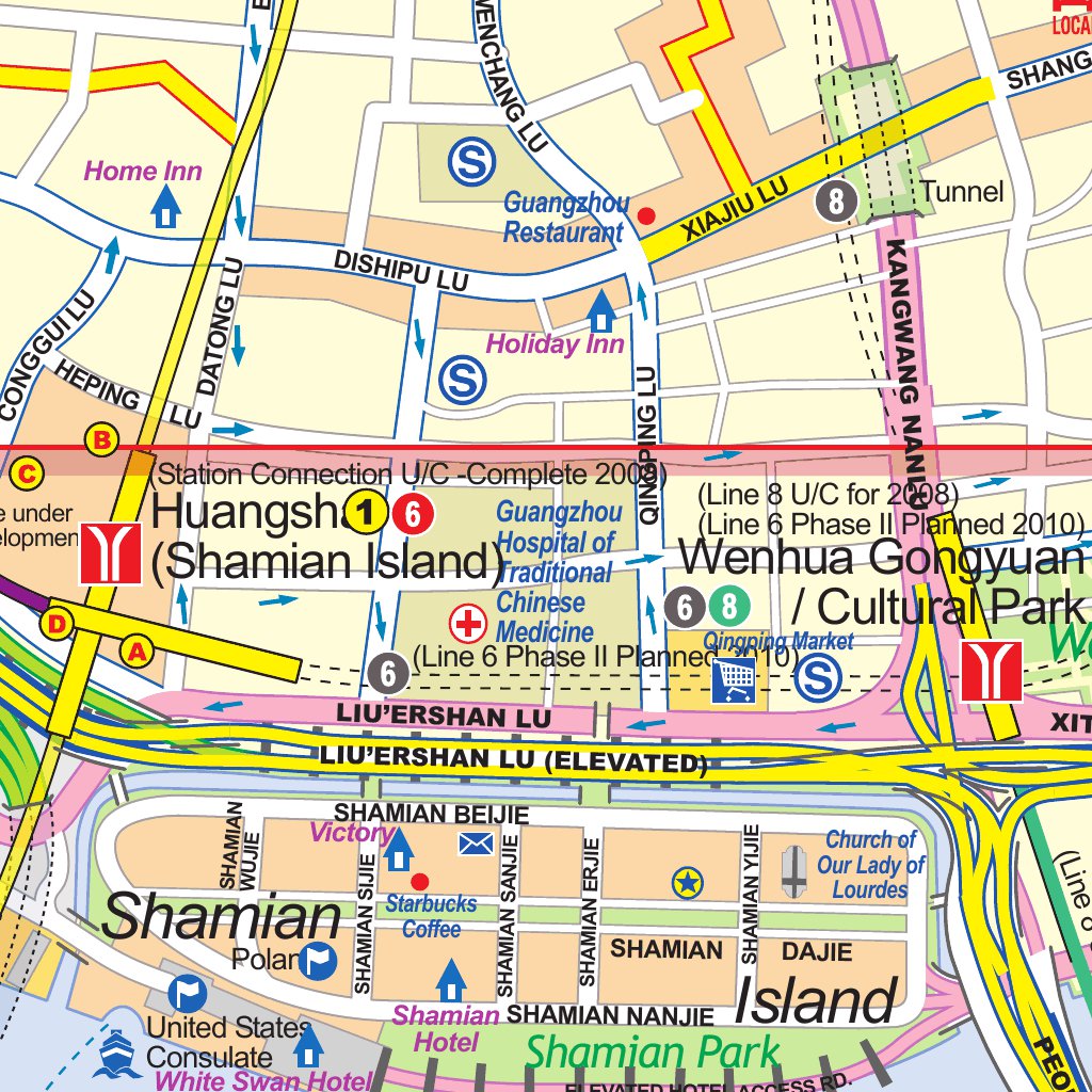 Guangzhou City, China - ITMB Map by ITMB Publishing Ltd. | Avenza Maps