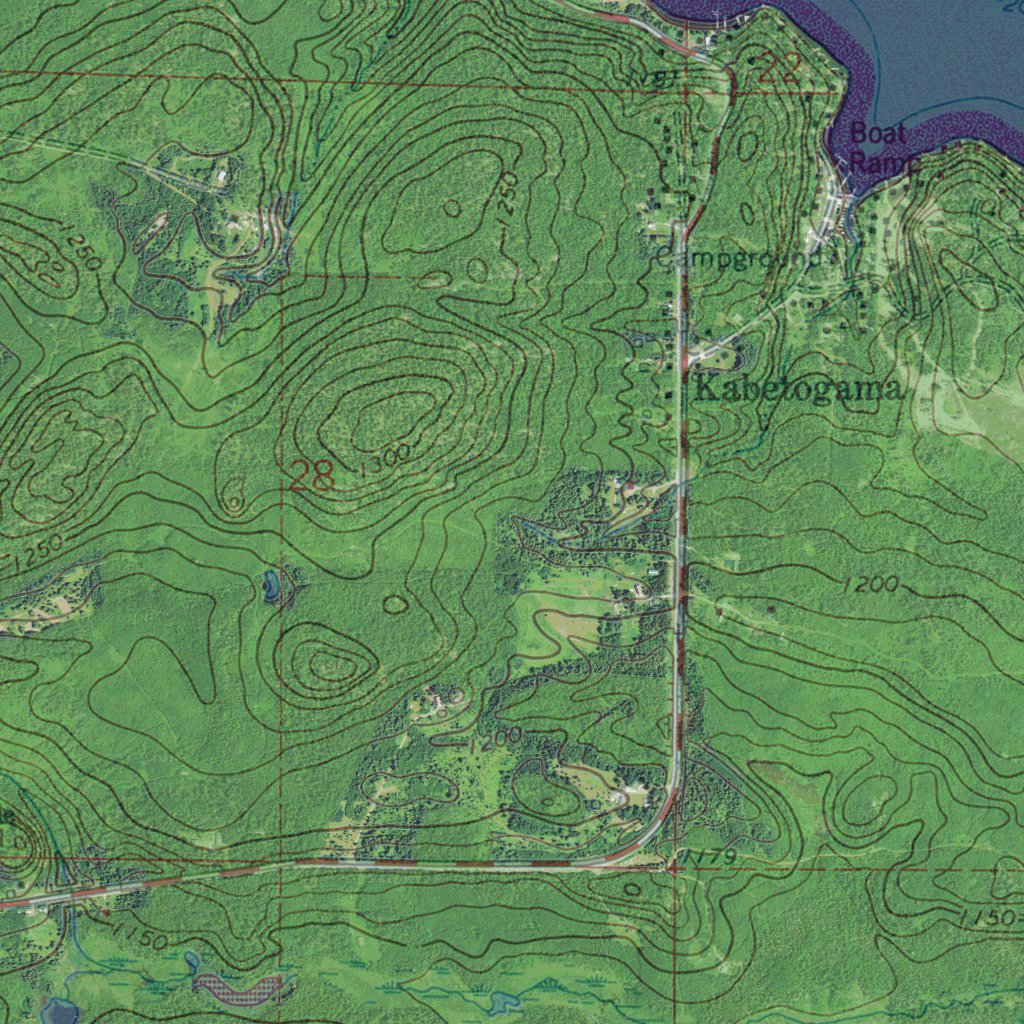 MN-KABETOGAMA: GeoChange 1968-2013 Map by Western Michigan University ...