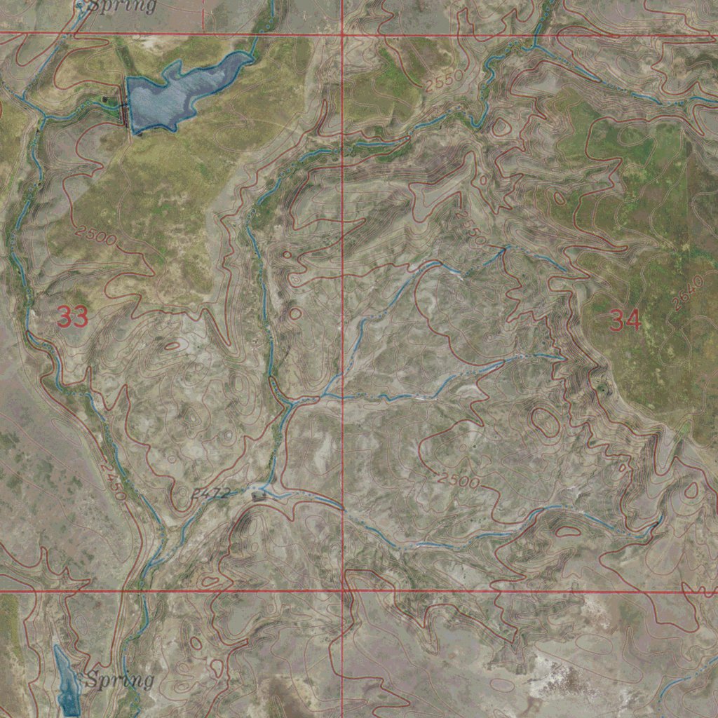 MT-HAWK COULEE: GeoChange 1967-2013 Map by Western Michigan University ...