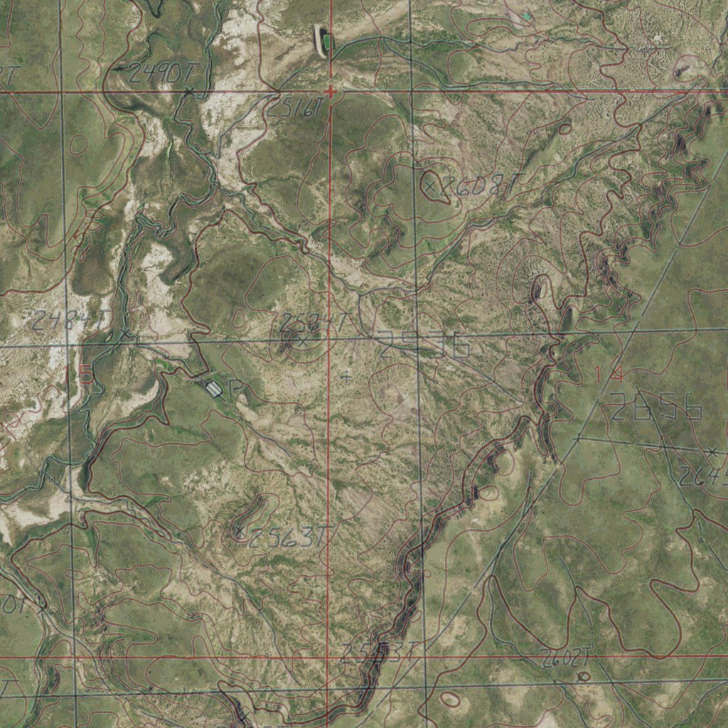 MT-LAST CHANCE RESERVOIR: GeoChange 1974-2013 Map by Western Michigan ...