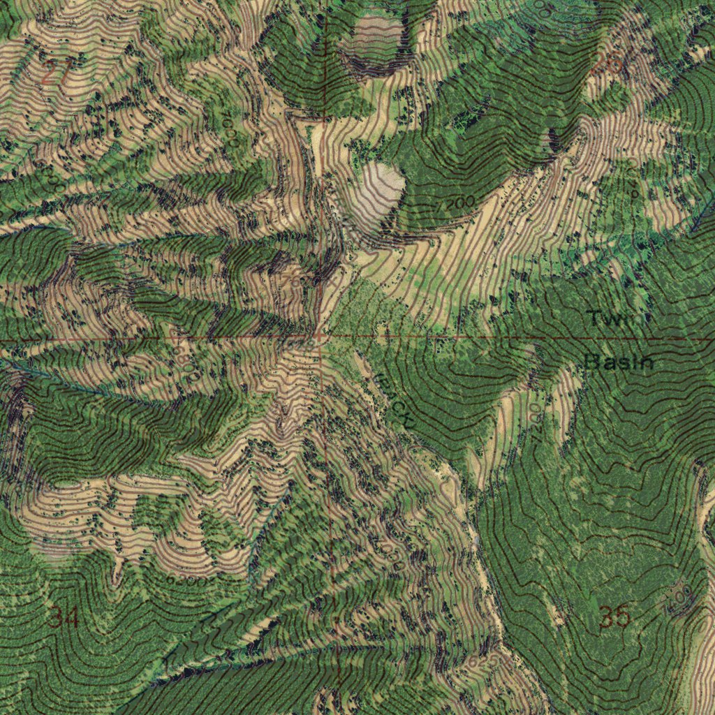 OR-JIM WHITE RIDGE: GeoChange 1966-2012 Map by Western Michigan ...