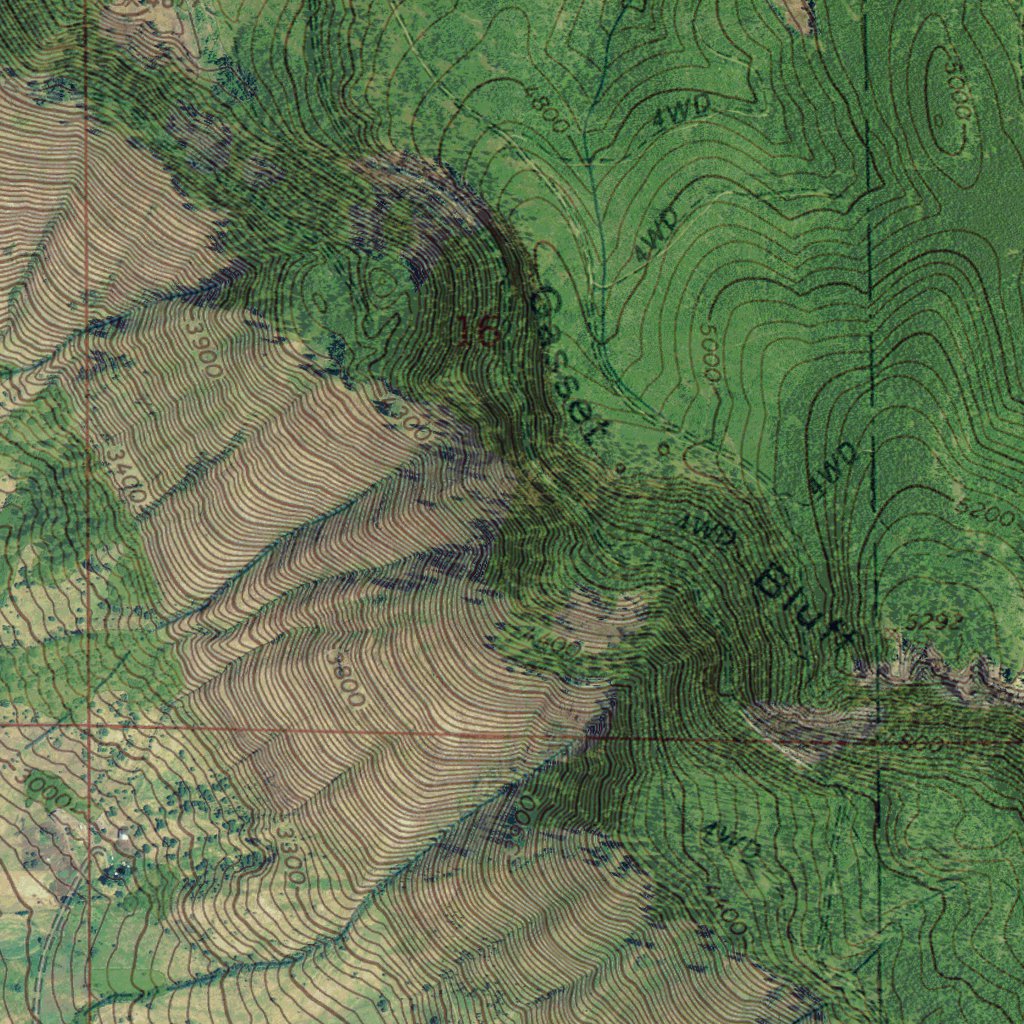 OR-GASSETT BLUFF: GeoChange 1963-2012 Map by Western Michigan ...