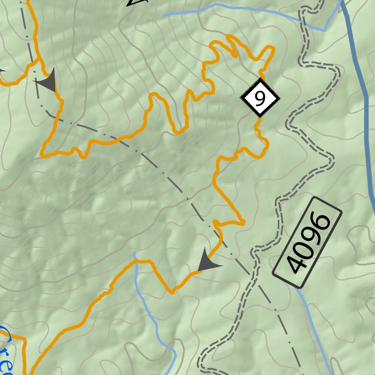 Brown Mountain OHV Map by Pisgah Map Company, LLC | Avenza Maps