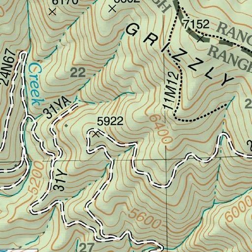 Mount Ingalls (2012) Map by US Forest Service R5 | Avenza Maps
