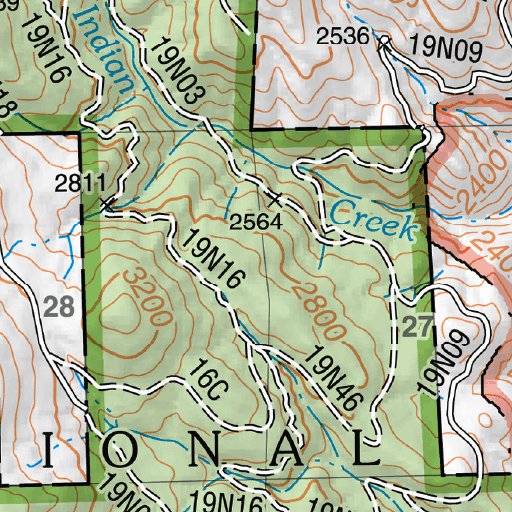 Challenge (2012) Map by US Forest Service R5 | Avenza Maps