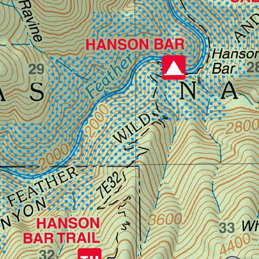 Cascade (2012) Map by US Forest Service R5 | Avenza Maps