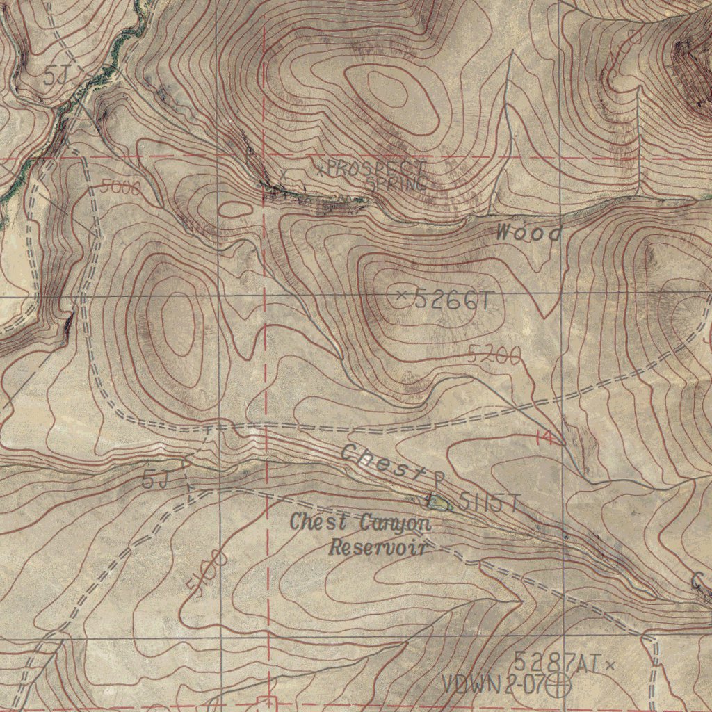 OR-TENMILE RANCH: GeoChange 1975-2012 Map by Western Michigan ...