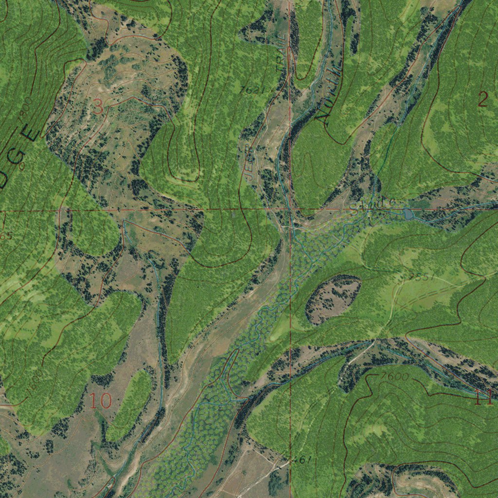 WY-RASPBERRY RIDGE: GeoChange 1966-2012 Map by Western Michigan ...