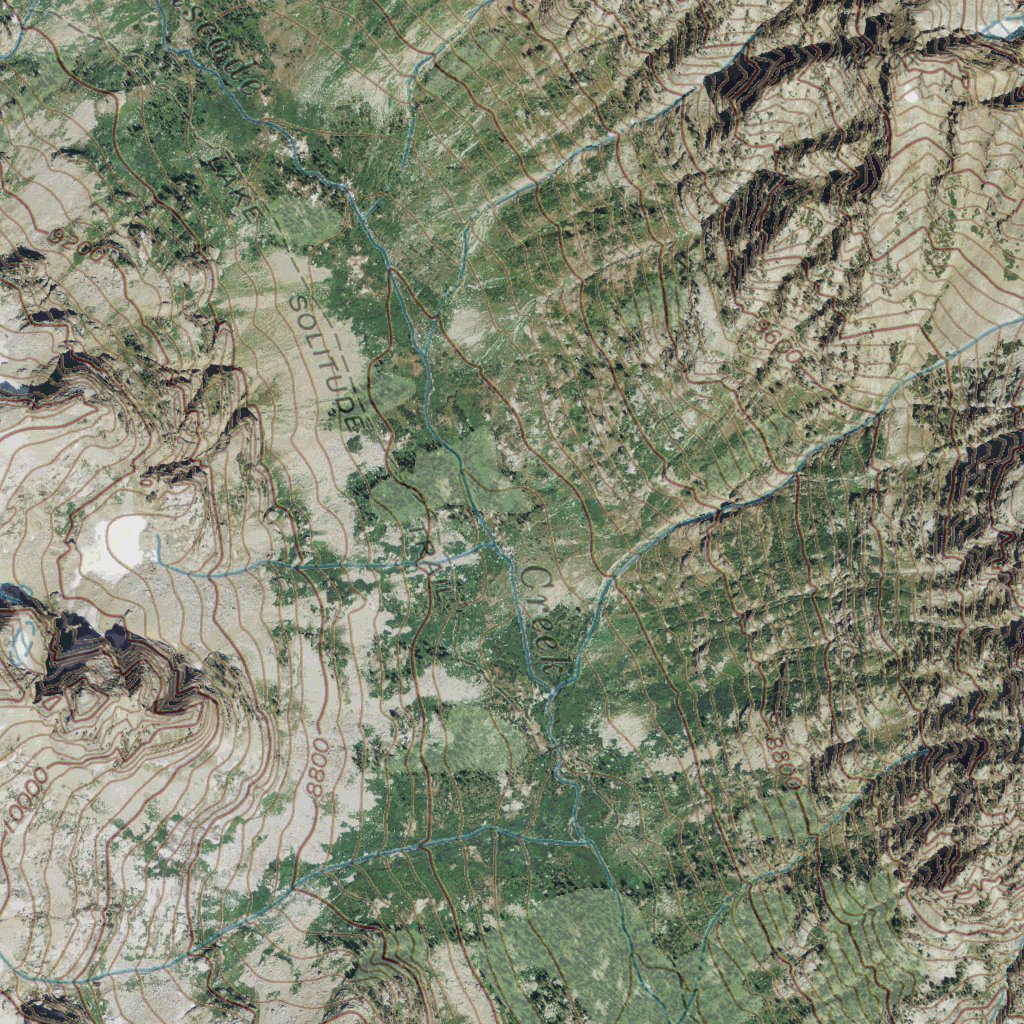 WY-MOUNT MORAN: GeoChange 1967-2012 Map by Western Michigan University ...