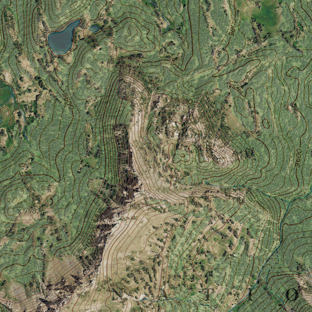 WY-TOGWOTEE PASS: GeoChange 1964-2012 Map by Western Michigan ...