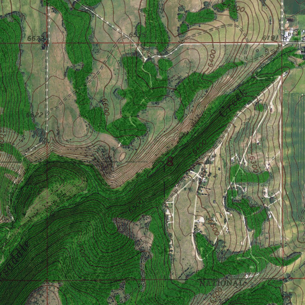ID-PACKSADDLE LAKE: GeoChange 1963-2011 Map by Western Michigan ...