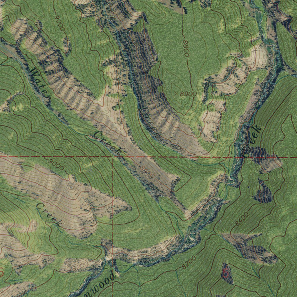 WY-TRIPOD PEAK: GeoChange 1964-2012 Map by Western Michigan University ...