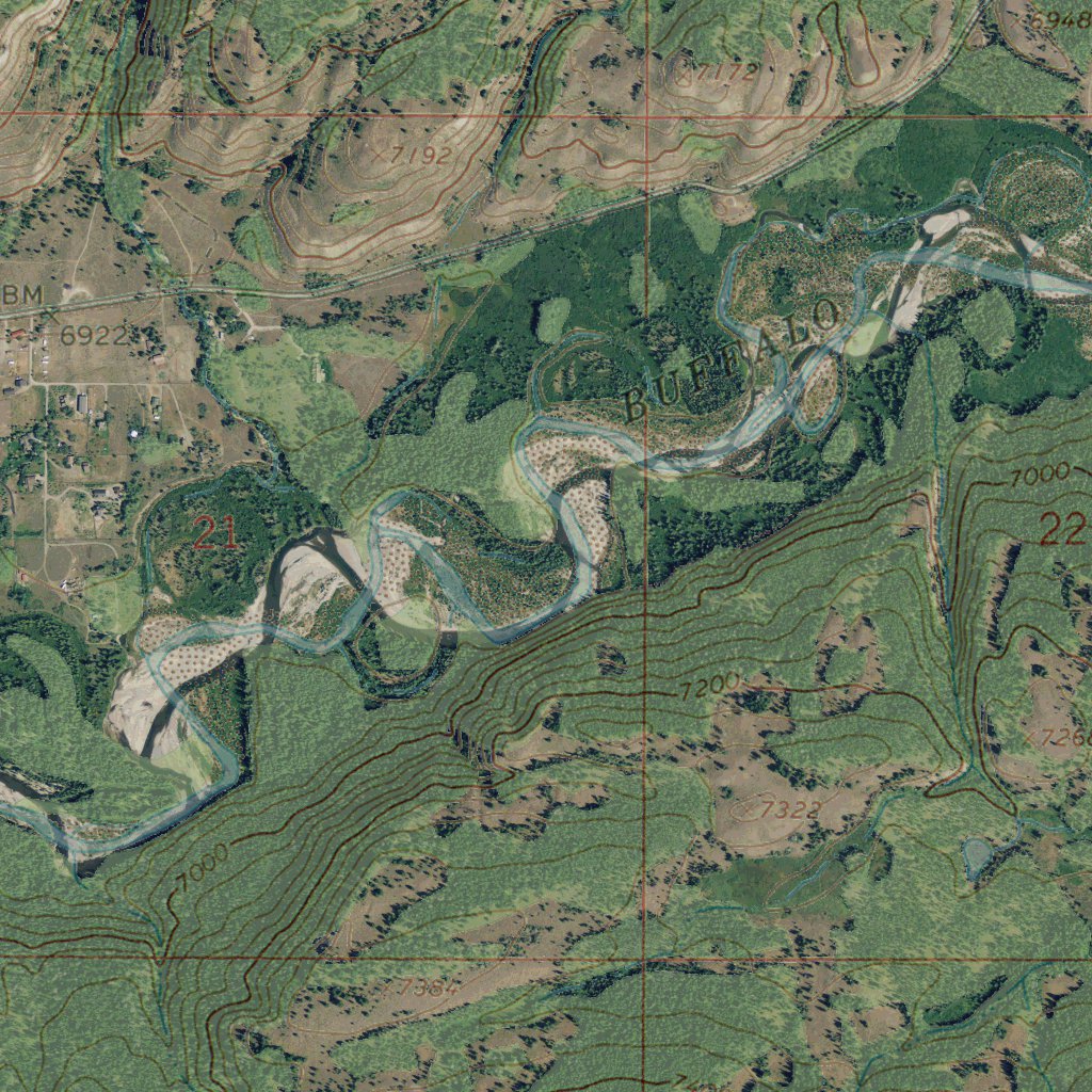 WY-ROSIES RIDGE: GeoChange 1964-2012 Map by Western Michigan University ...
