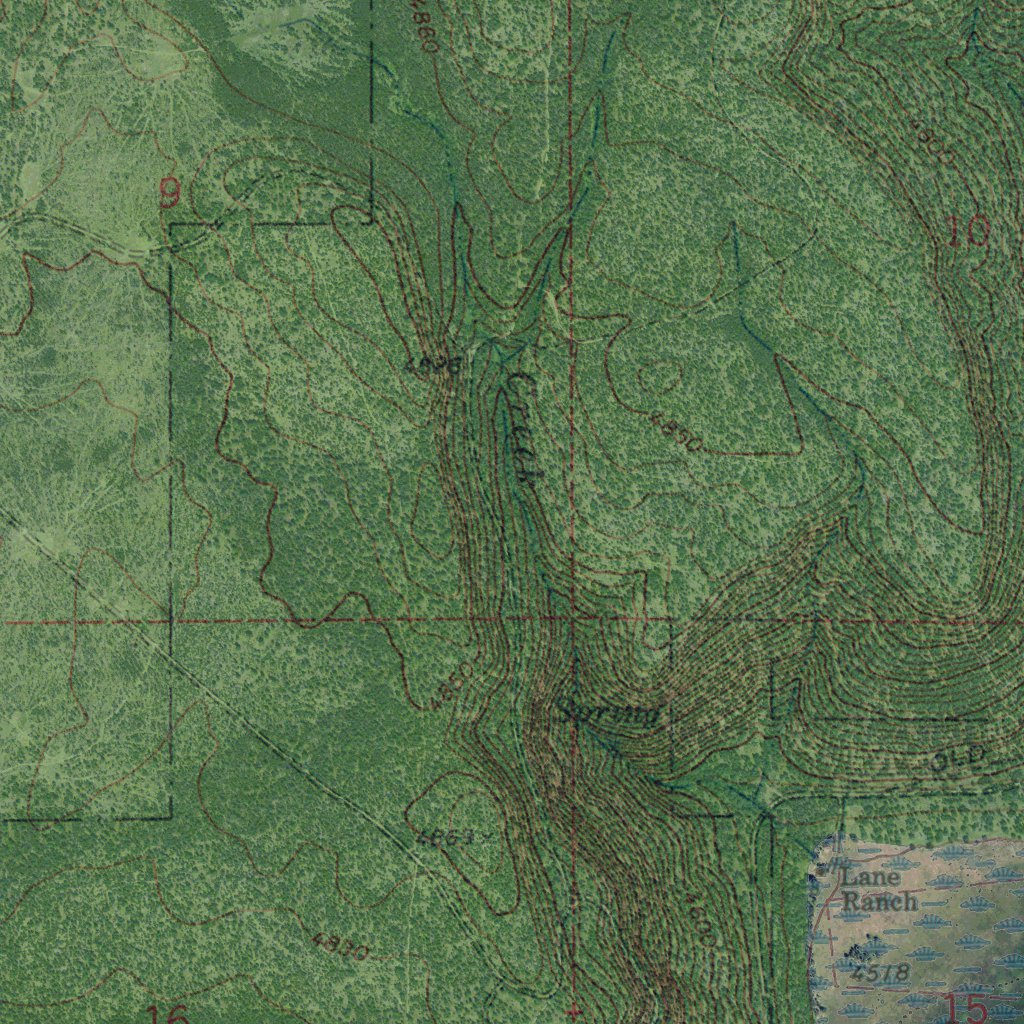 OR-ROUND BUTTE: GeoChange 1967-2012 Map by Western Michigan University ...