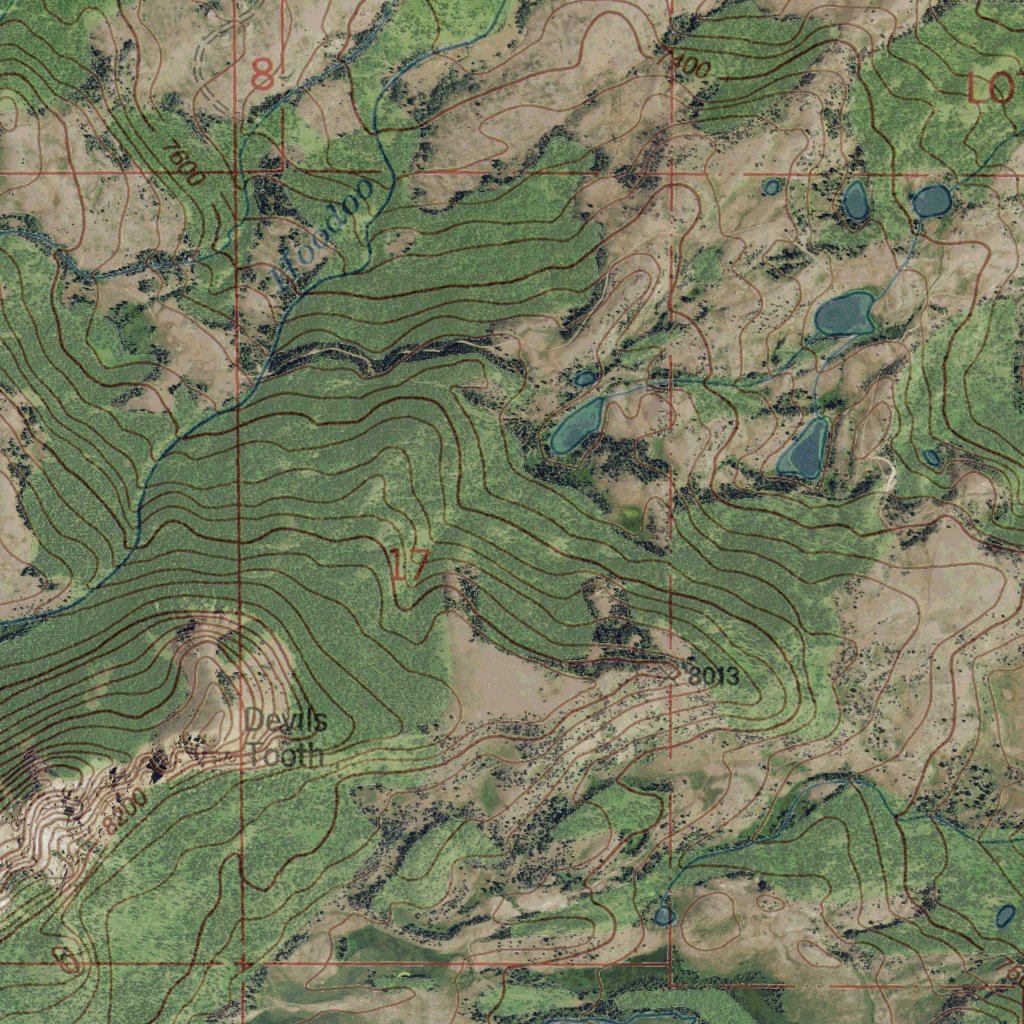 WY-DEVILS TOOTH: GeoChange 1981-2012 Map by Western Michigan University ...