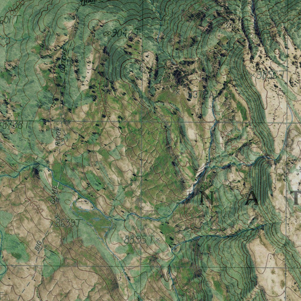 WY-GRAVEL PEAK: GeoChange 1984-2012 Map by Western Michigan University ...