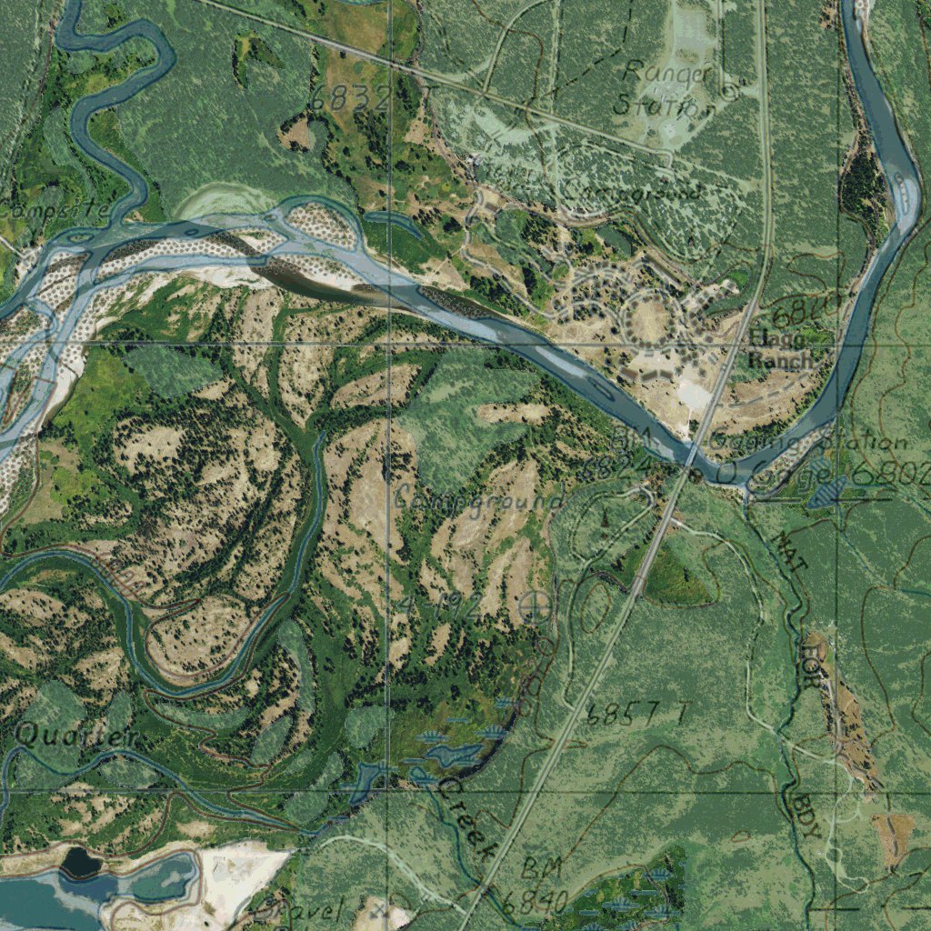 WY-FLAGG RANCH: GeoChange 1984-2012 Map by Western Michigan University ...