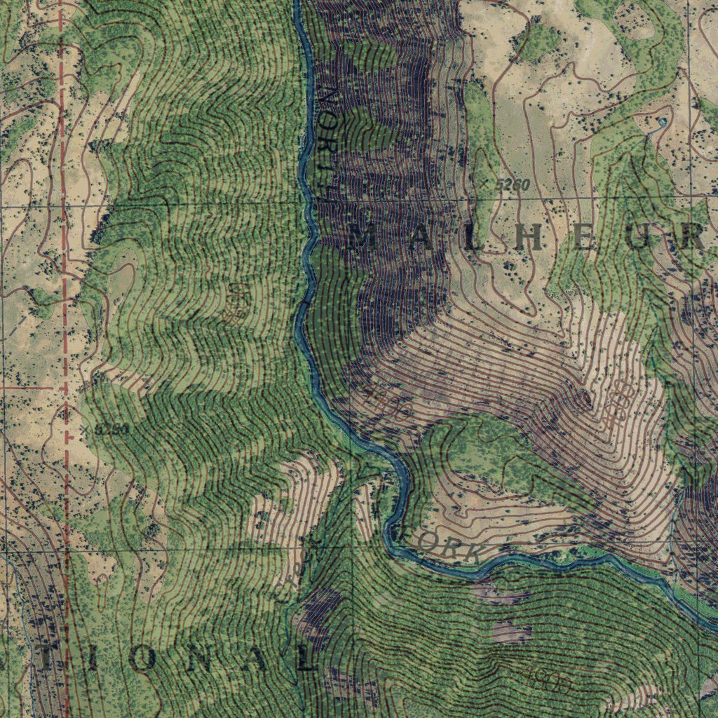 OR-BUCK TROUGH SPRING: GeoChange 1969-2012 Map by Western Michigan ...