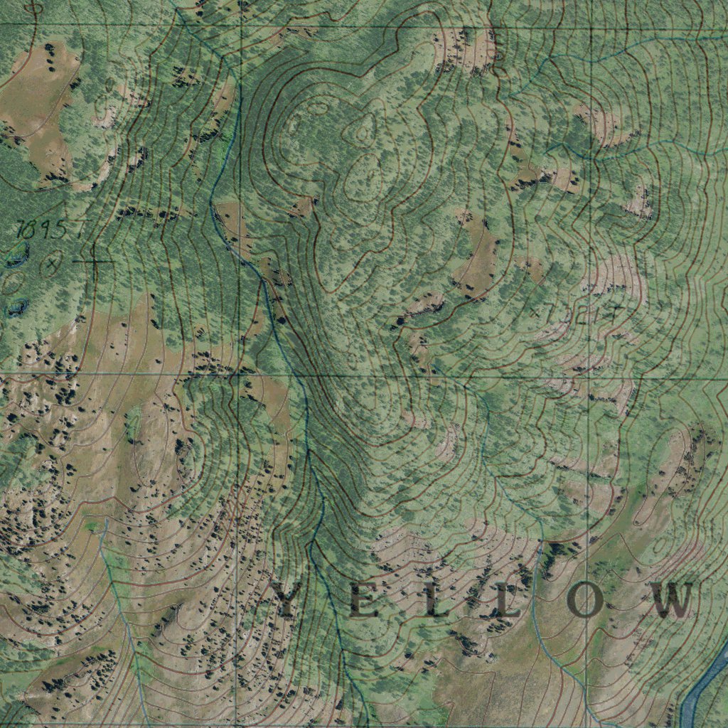 WY-MT-LAMAR CANYON: GeoChange 1980-2012 Map by Western Michigan ...