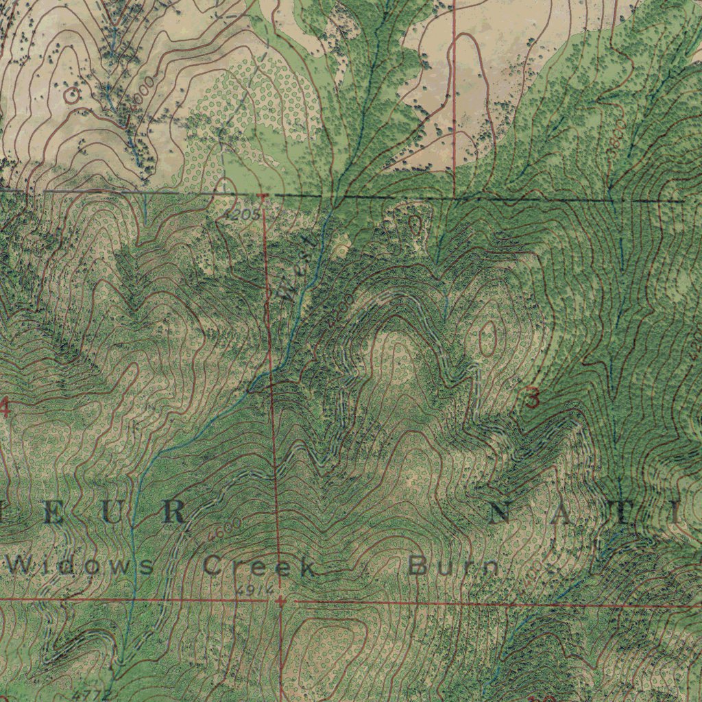 OR-SHOP GULCH: GeoChange 1971-2012 Map by Western Michigan University ...