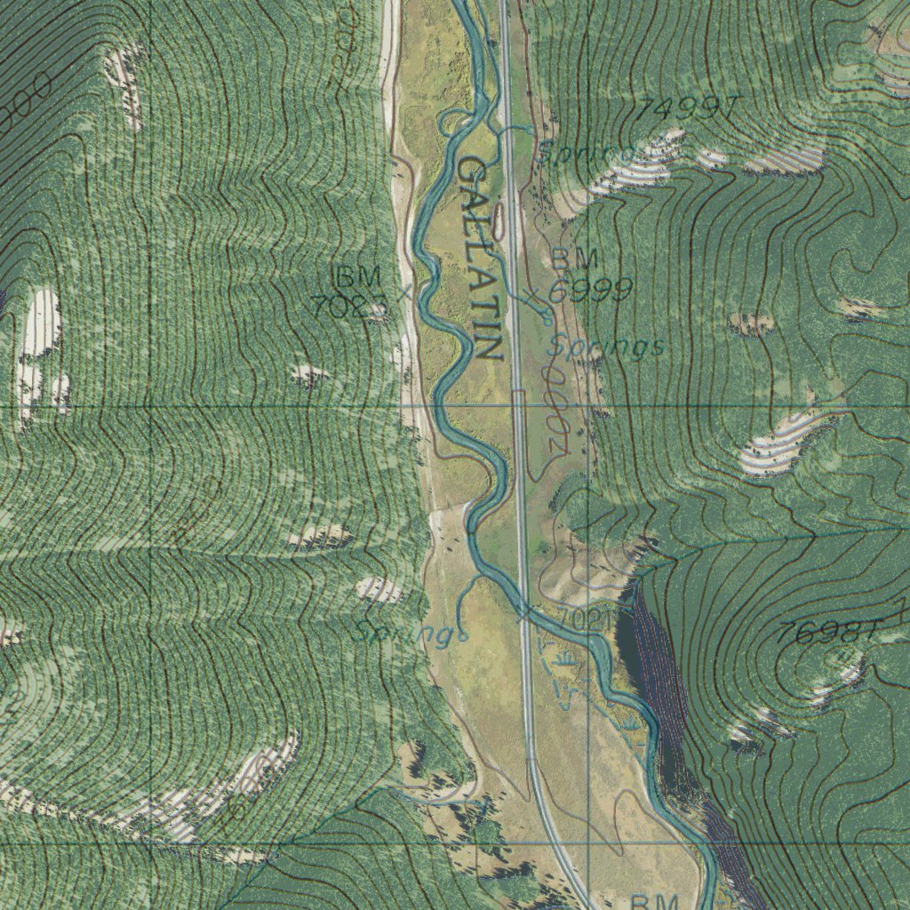 WY-MT-DIVIDE LAKE: GeoChange 1977-2013 Map by Western Michigan ...
