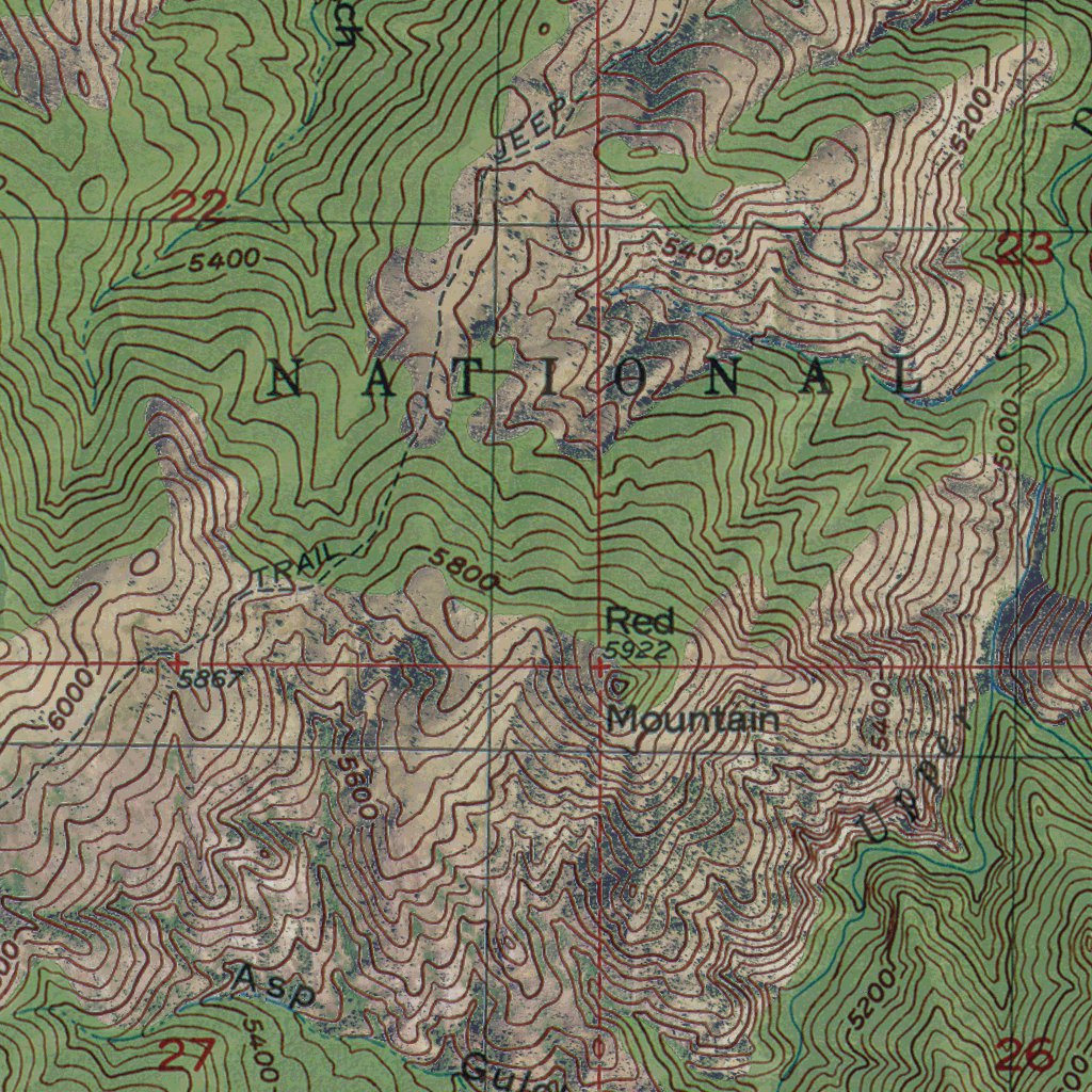 MT-ROSS CANYON: GeoChange 1951-2013 Map by Western Michigan University ...