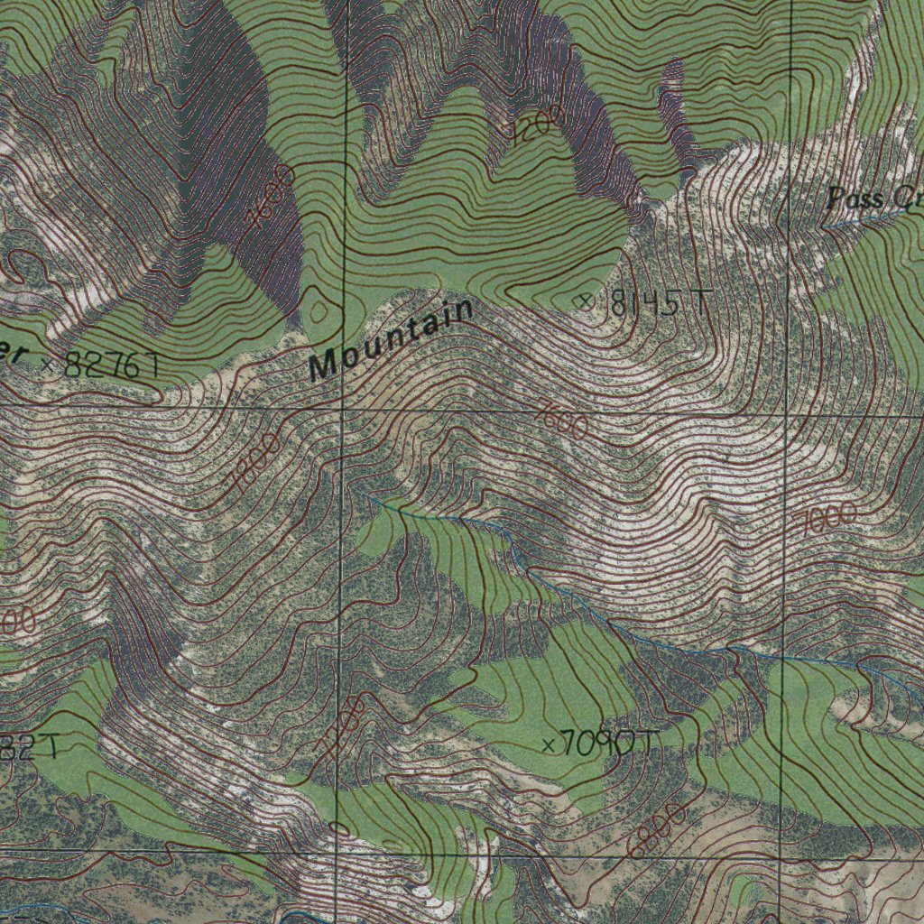 MT-MEYER MOUNTAIN: GeoChange 1979-2013 Map by Western Michigan ...