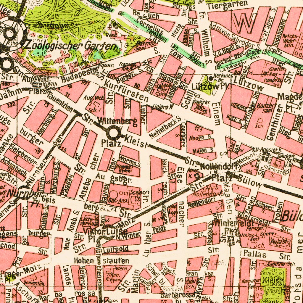 Berlin City Map, 1938 by Waldin | Avenza Maps