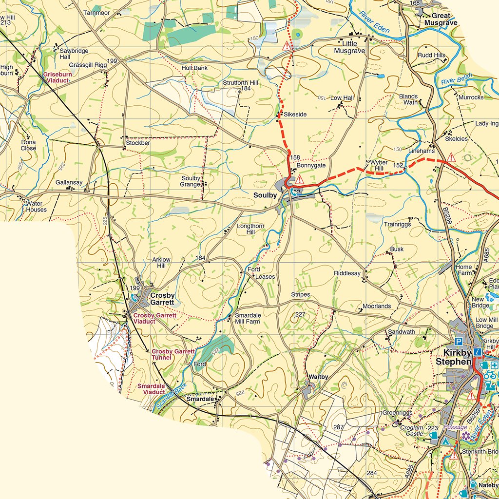 Settle to Carlisle Way Map by HARVEY Maps | Avenza Maps