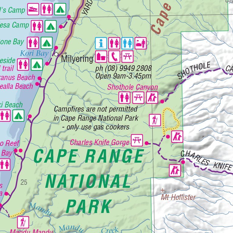 Hema - Cape Range National Park Map by Hema Maps | Avenza Maps