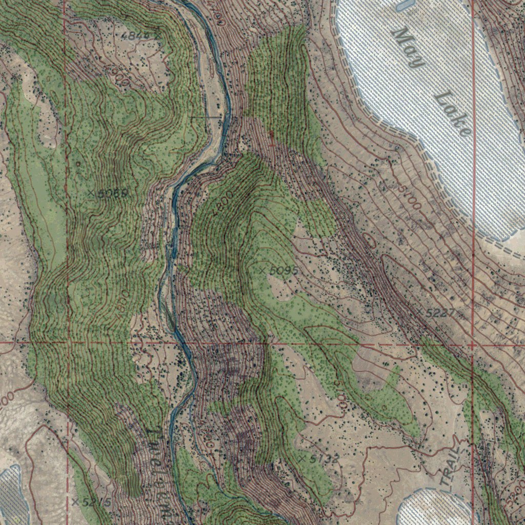 OR-MAY LAKE: GeoChange 1967-2012 Map by Western Michigan University ...