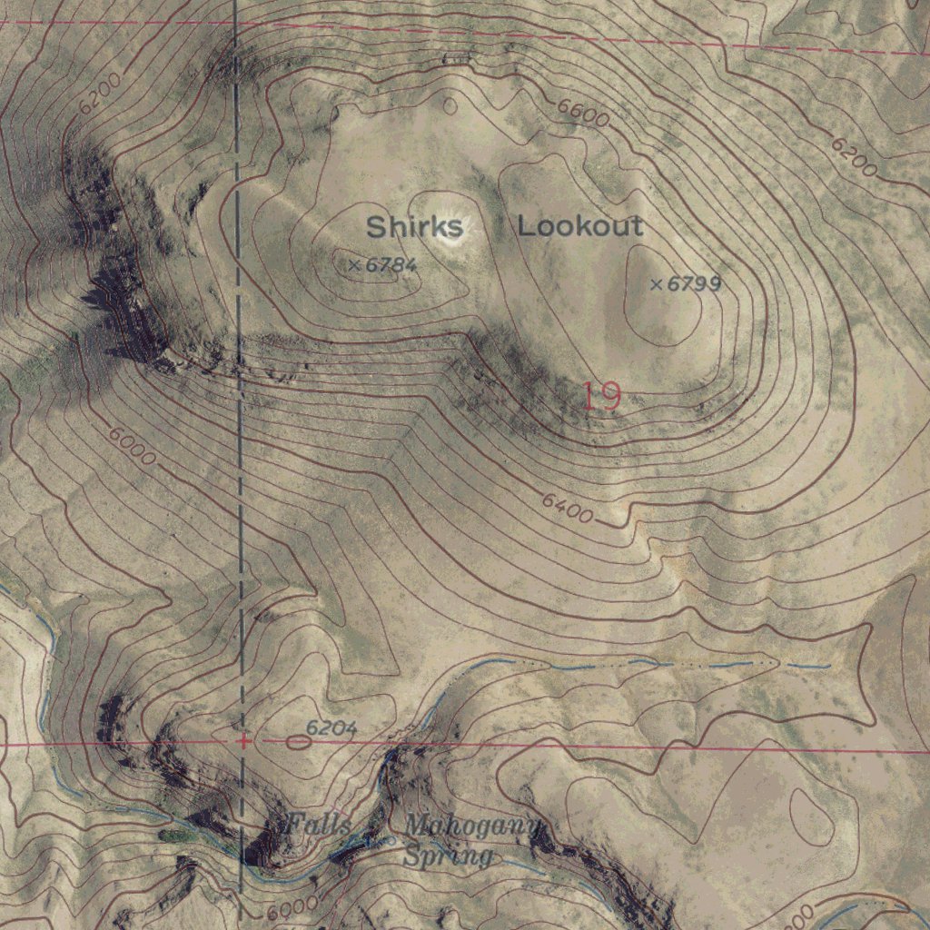 OR-MAHOGANY BUTTE: GeoChange 1970-2012 Map by Western Michigan ...