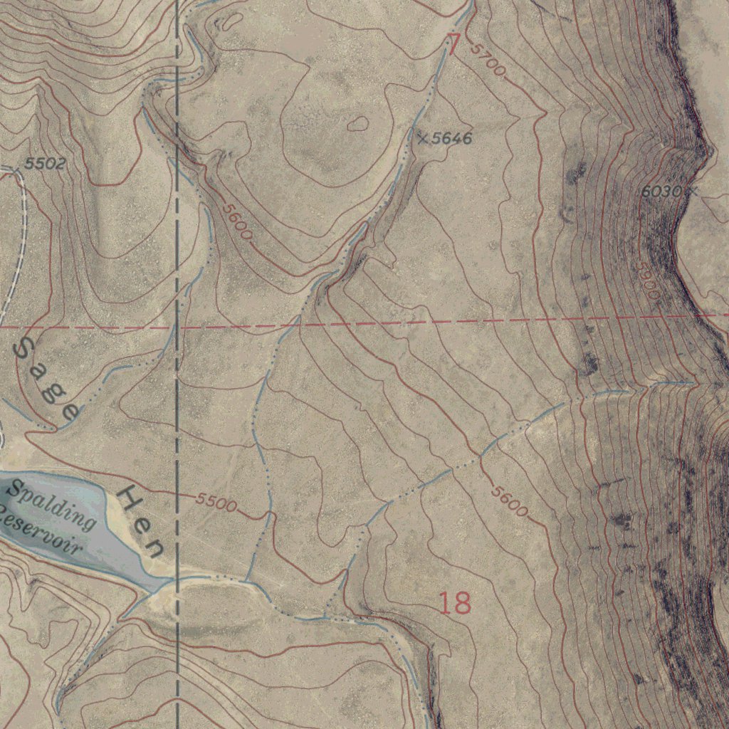 OR-CHIMNEY ROCK: GeoChange 1971-2012 Map by Western Michigan University ...