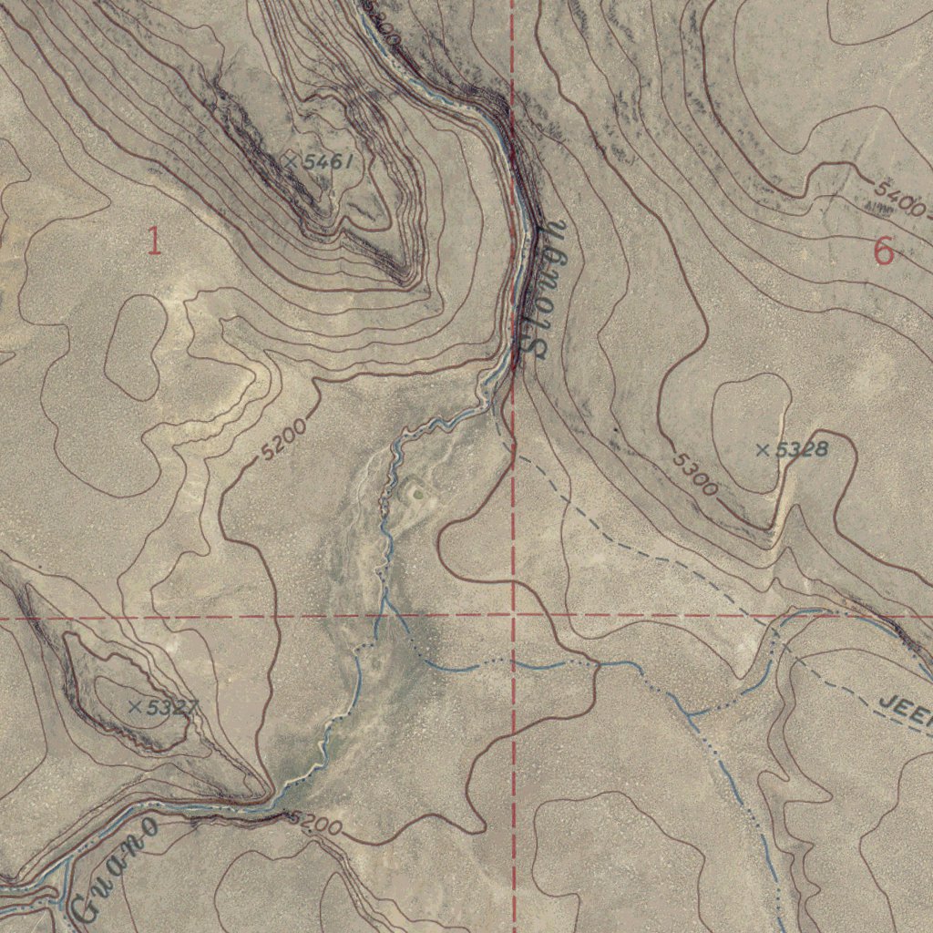 OR-LONE GRAVE BUTTE: GeoChange 1970-2012 Map by Western Michigan ...