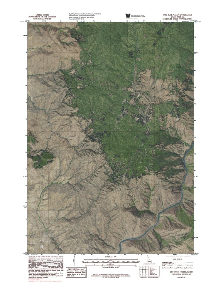 ID-DRY BUCK VALLEY: GeoChange 1980-2013 Map by Western Michigan ...