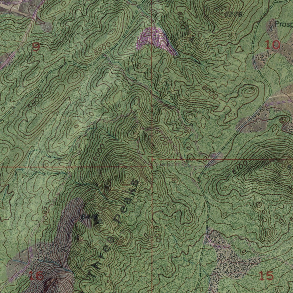 UT-THE THREE PEAKS: GeoChange 1948-2011 Map by Western Michigan ...