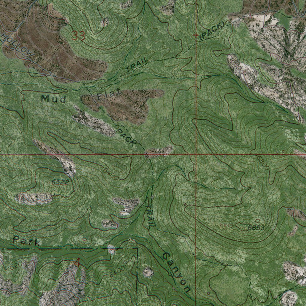 UT-WATER CANYON PEAK: GeoChange 1972-2011 Map by Western Michigan ...