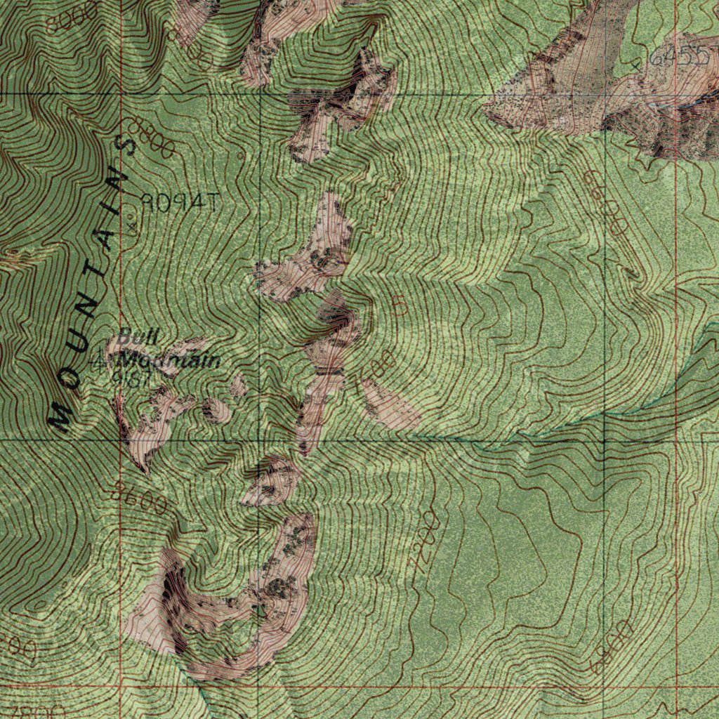 UT-BULL MOUNTAIN: GeoChange 1981-2011 Map by Western Michigan ...