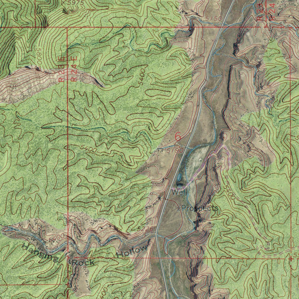 UT-ASPHALT WASH: GeoChange 1965-2011 Map by Western Michigan University ...