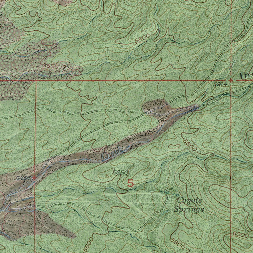 UT-COYOTE SPRINGS: GeoChange 1955-2011 Map by Western Michigan ...