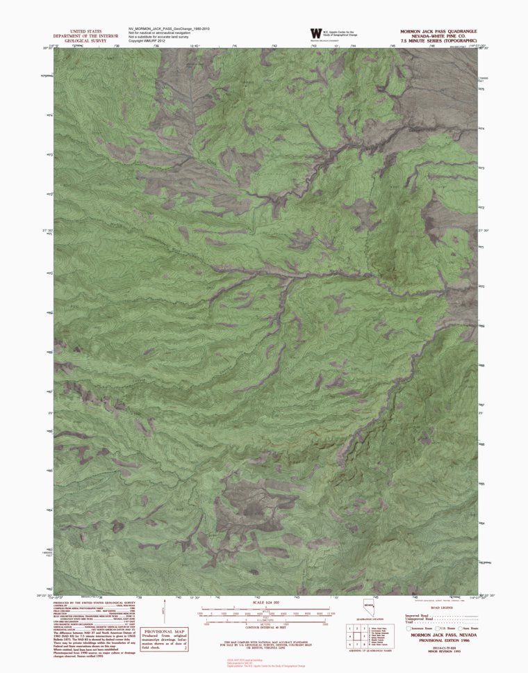 NV-MORMON JACK PASS: GeoChange 1980-2010 Map by Western Michigan ...