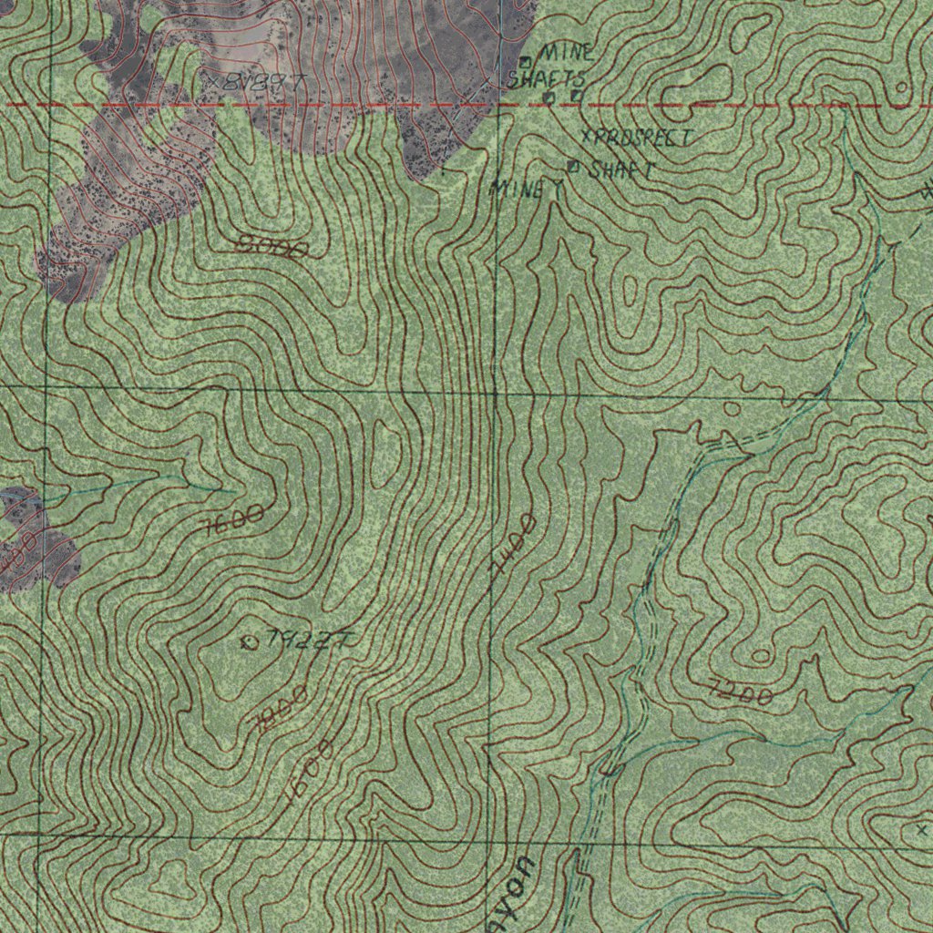 NV-BIG BALD MOUNTAIN: GeoChange 1983-2010 Map by Western Michigan ...