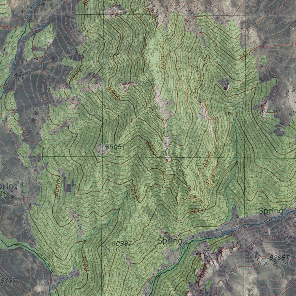 NV-ROBERTS CREEK MOUNTAIN: GeoChange 1982-2010 Map by Western Michigan ...
