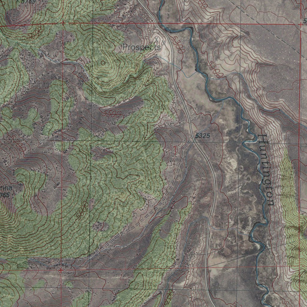 NV-WEST OF LEE: GeoChange 1958-2010 Map by Western Michigan University ...