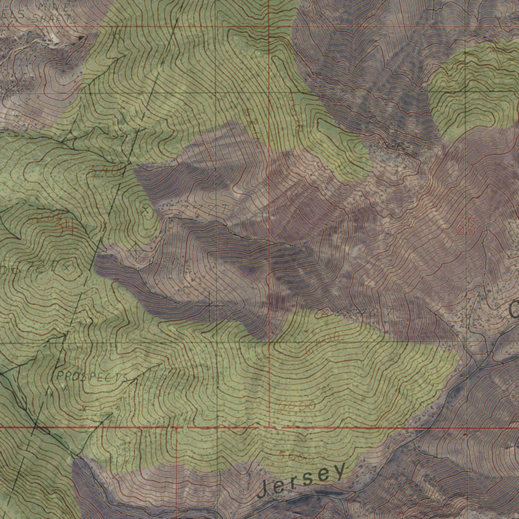 NV-MOUNT MOSES: GeoChange 1957-2010 Map by Western Michigan University ...