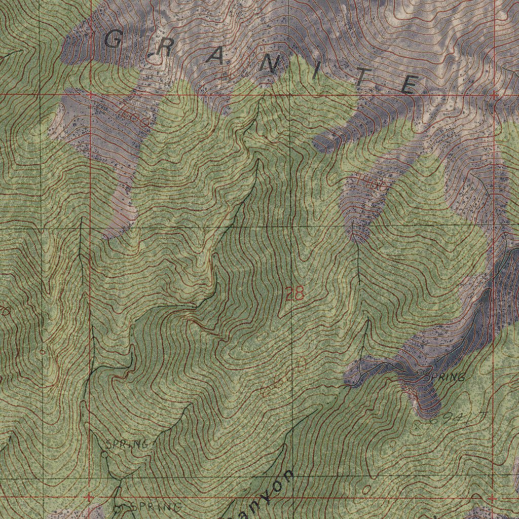 NV-GRANITE MOUNTAIN: GeoChange 1957-2010 Map by Western Michigan ...