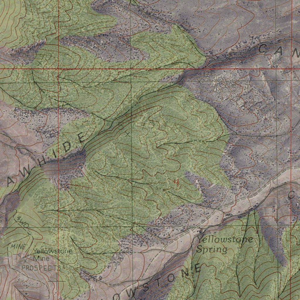 NV-LEE PEAK: GeoChange 1957-2010 Map by Western Michigan University ...