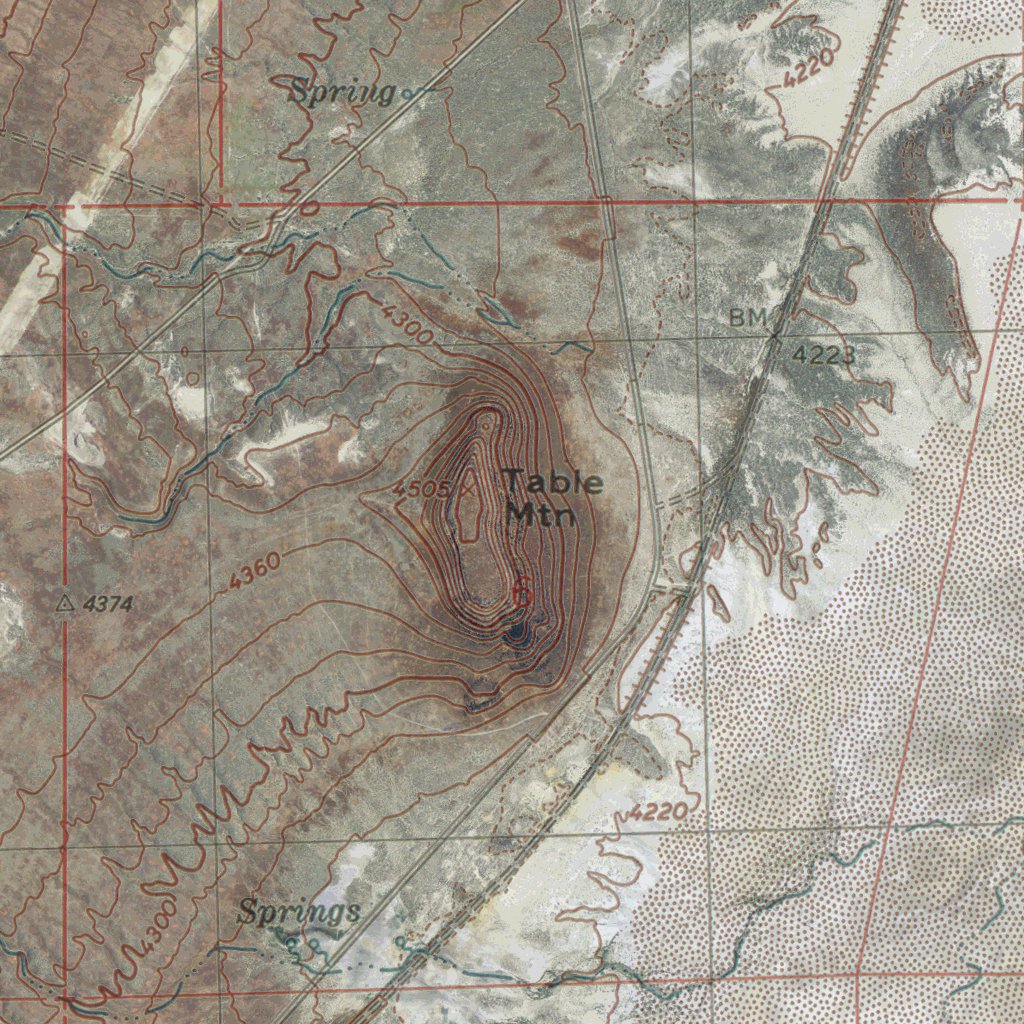 UT-PEPLIN FLATS: GeoChange 1966-2011 Map by Western Michigan University ...