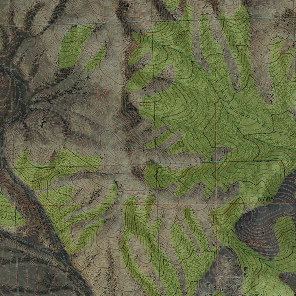 UT-EMIGRANT PASS: GeoChange 1968-2011 Map by Western Michigan ...