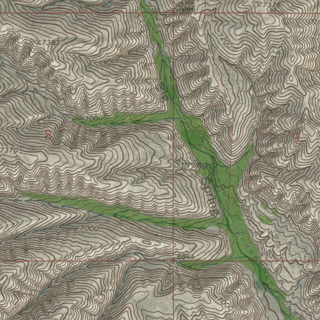 MT-ROCK ISLAND RANCH: GeoChange 1964-2013 Map by Western Michigan ...